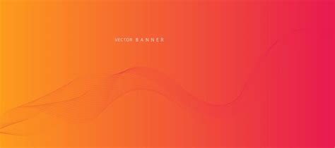 물결 모양 의 선 을 가진 추상적 인 그라디엔트 배경 프리미엄 벡터