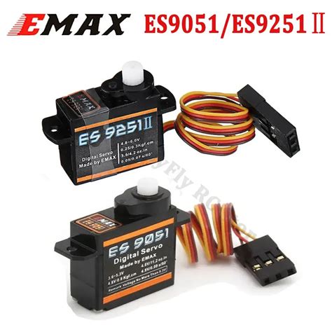Emax Es9051 Es9251 4 3g 2 5g Digital Servo Motor Plastic Gear 0 8kg Torque For 