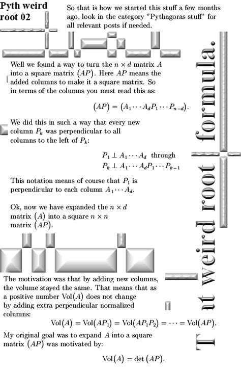 Pythagoras Matrix Version That Weird Root Formula 3dcomplexnumbers