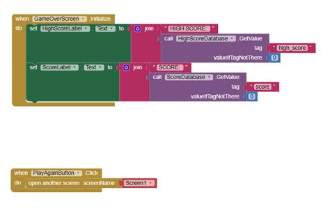 Tinydb High Score Not Updating Properly Mit App Inventor Help Mit