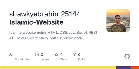 Github Shawkyebrahim Islamic Website Islamic Website Using Html Css Javascript Rest