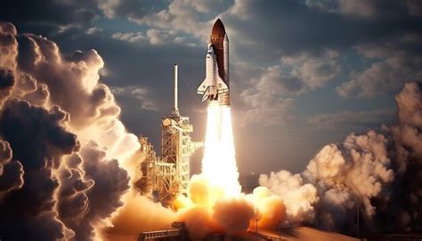 Free Ai Image Futuristic Rocket Explores Space Through Technology