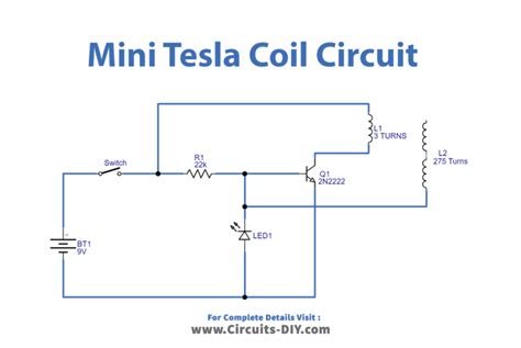 Mini Tesla Coil Circuit