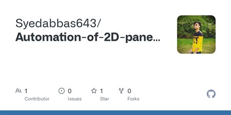Github Syedabbas643 Automation Of 2d Panel Design In Autocad With Gui