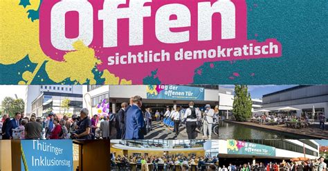 Besuch In Der Schaltzentrale Der Demokratie Tag Der Offenen T R Im Th Ringer Landtag Andr