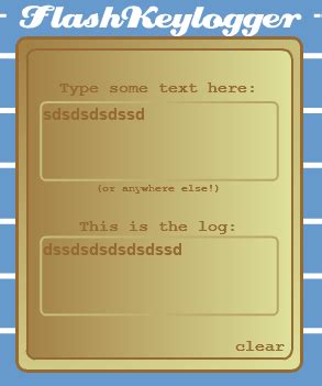 Flash Keylogger Play Online On Flash Museum