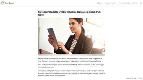 11 най добри сайтове за шаблони за седмичен график на Word 2024 [БЕЗПЛАТНО]