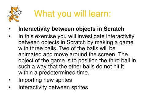 Ppt Using Mit Scratch For Programming And Control Exercise 3 Ball Game Powerpoint Presentation