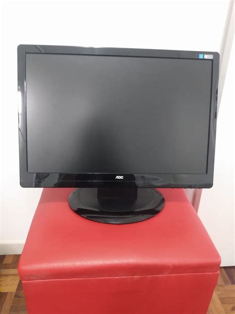 Monitor Aoc 19 Polegadas 919sw 1 Computador Desktop Aoc Usado 73624625 Enjoei