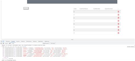 C Why Is The Data Not Showing In Table Stack Overflow