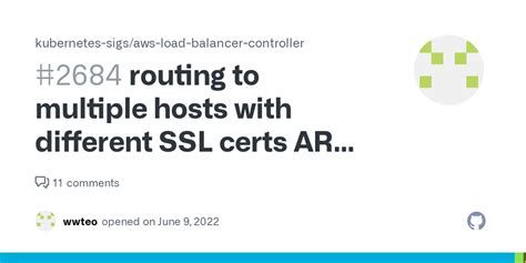 Routing To Multiple Hosts With Different Ssl Certs Arn With Nlb · Issue