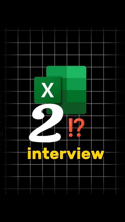 Top Excel Interview Questions ⁉️🥵shorts Excel Youtube