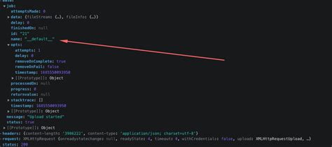 javascript job name is not returning correctly in queue add in bull and express stack overflow