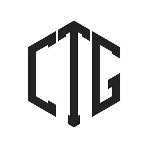 Premium Vector Ctg Logo Design Initial Letter Ctg Monogram Logo Using