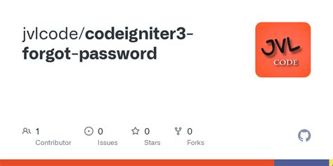 codeigniter3 forgot password index php at main · jvlcode codeigniter3