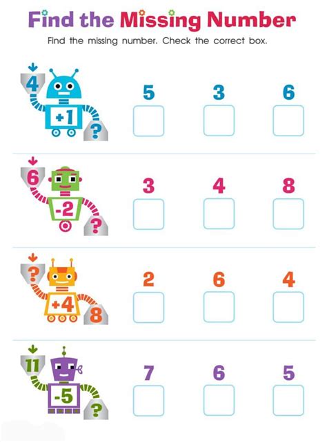 Missing Number Worksheets Free Image And Pdf Printables