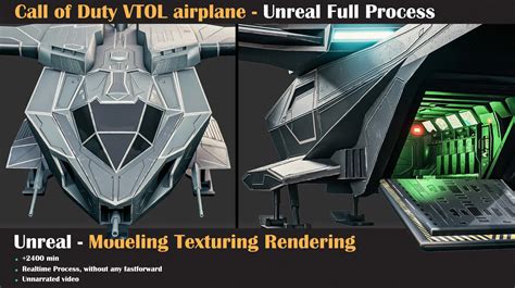 Call Of Duty VTOL Airplane Unreal FlippedNormals