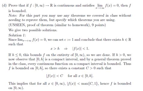 Analysis Continuity Proof Help Mathematics Stack Exchange