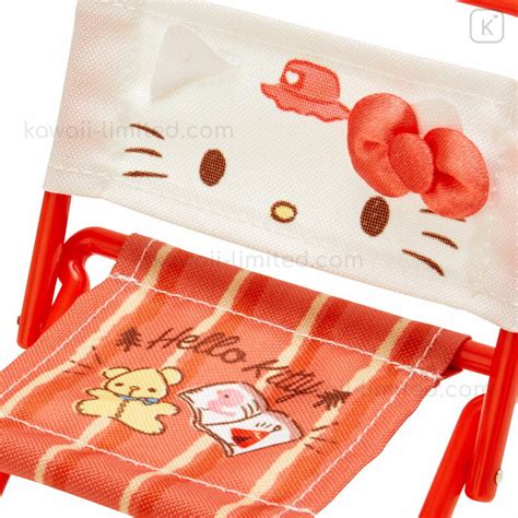 Japan Sanrio Miniature Outdoor Chair Hello Kitty Cute Camp Kawaii
