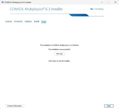 COMSOL 6 3 Running The COMSOL Installer