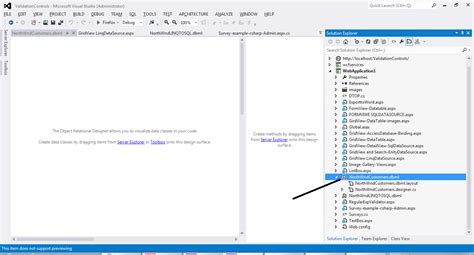 Aspnet 4 Tutorials How To Add Linqdatasource In Northwnd
