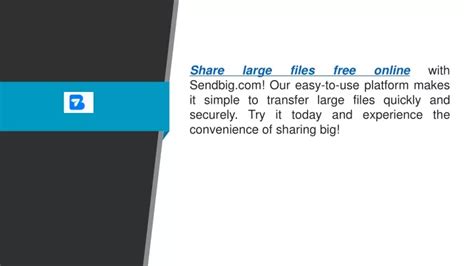 PPT Share Large Files Free Online Sendbig 1 PowerPoint