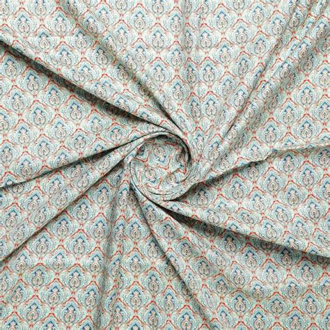 Digital Printed Pashmina Fabric Floral Unstitched Fabric Fab