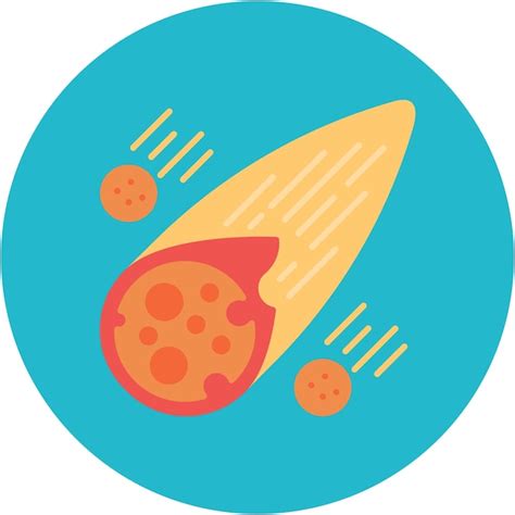 Premium Vector Meteorite Vector Illustration Style