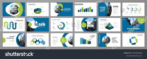 Business Presentation Infographic Elements Template Set Stock Vector Royalty Free 2297618165