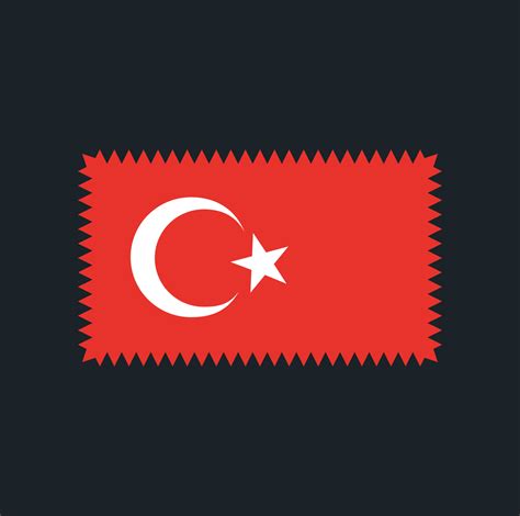 Turkey Flag Vector Design National Flag Vector Art At Vecteezy