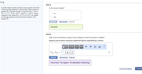 Solved Part A A Certain Digital System Produces Logic Chegg