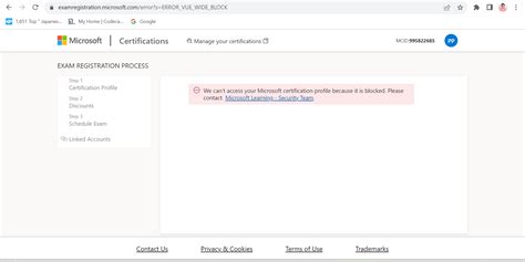 How Do I Unlock My Microsoft Certification Profile Since Its Been Blocked Microsoft Qanda