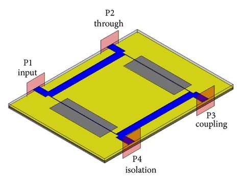 Layout Of The Proposed 10 Db Hybrid Coupler Using Dgs And Download Scientific Diagram
