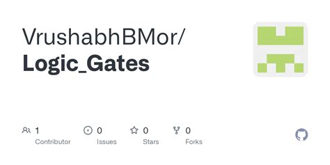 Github Vrushabhbmor Logic Gates