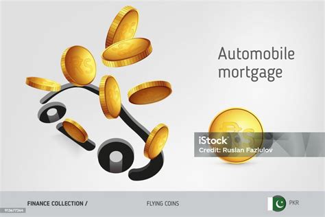 파키스탄 루피 동전 금융 개념 비행 자동차 아이콘 인쇄 웹 사이트 웹 디자인 모바일 애플 리 케이 션 인포 그래픽에 대 한 벡터 일러스트 0명에 대한 스톡 벡터 아트 및