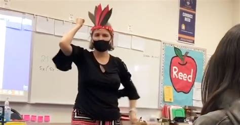 Ca Teacher On Leave After Video Of Her Mocking Native Americans Goes Viral