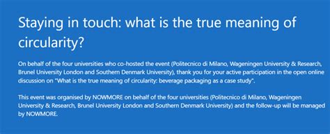 Circularity And Sustainability Circolarità E Sostenibilità 3 Aware