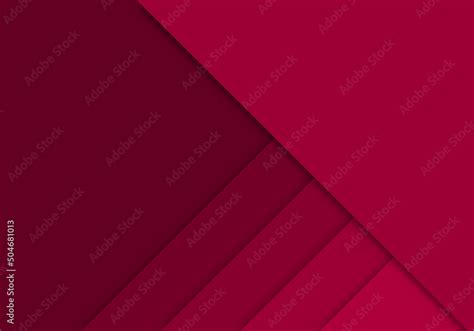 Red Background Geometric Overlap Layer Paper Cut On Dark With Space Design Stock Vector Adobe