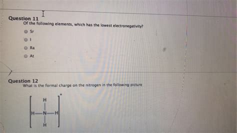 Solved Question 7 Which Is A Correct Lewis Structure For