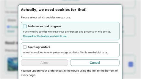 Better Ux For Cookie Consent Only Request Cookies At The Point The User Does Something That