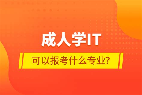 成人学it可以报考什么专业？奥鹏教育