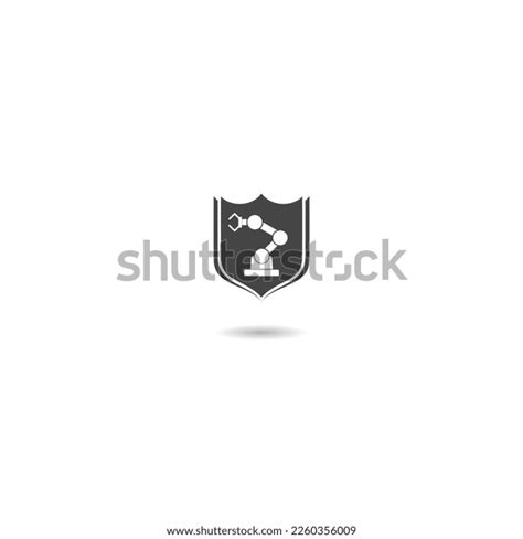 Robotic Arm Shield Icon Shadow Stock Illustration 2260356009 Shutterstock