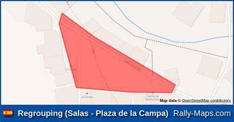 Regrouping Salas Plaza De La Campa Stage Map Rally De Asturias Hist Rico Rally