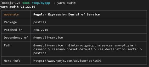 Yarn Audit Production Optional Dependencies Not Working · Issue 8635