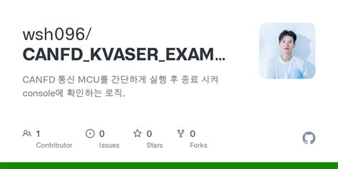 Github Wsh096canfdkvaserexample Canfd 통신 Mcu를 간단하게 실행 후 종료 시켜