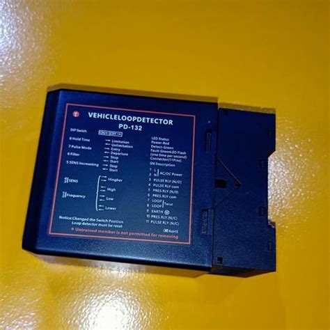 Jual Loop Detector Single Vld Single Pd132 Vehicle Loop Detector Hitam Jakarta Utara