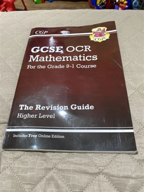 GCSE MATHS OCR Revision Guide Higher Inc Online Edition EUR PicClick IT