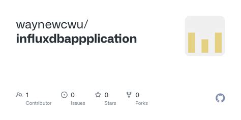 GitHub Waynewcwu Influxdbappplication
