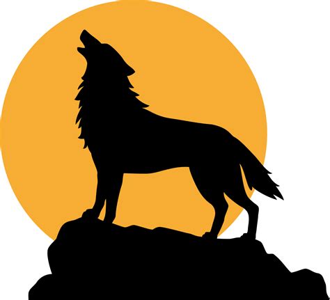 Howling Wolf Png