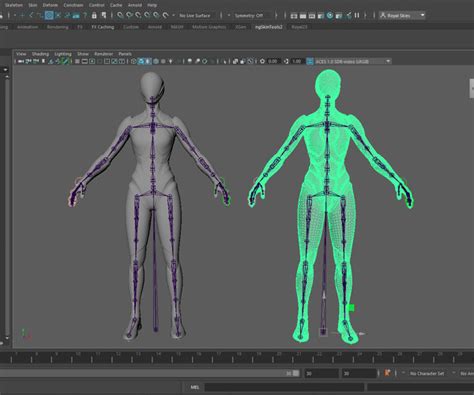 Artstation Unreal 5 Skeleton Editor Maya Game Assets